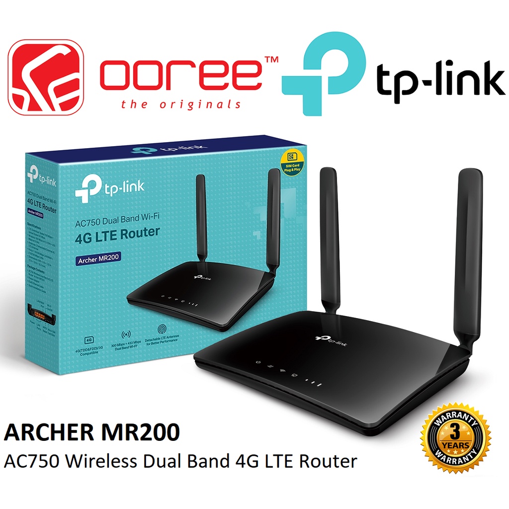 TP-LINK ARCHER MR200 AC750 / ARCHER MR400 / ARCHER MR500 AC1200 ...