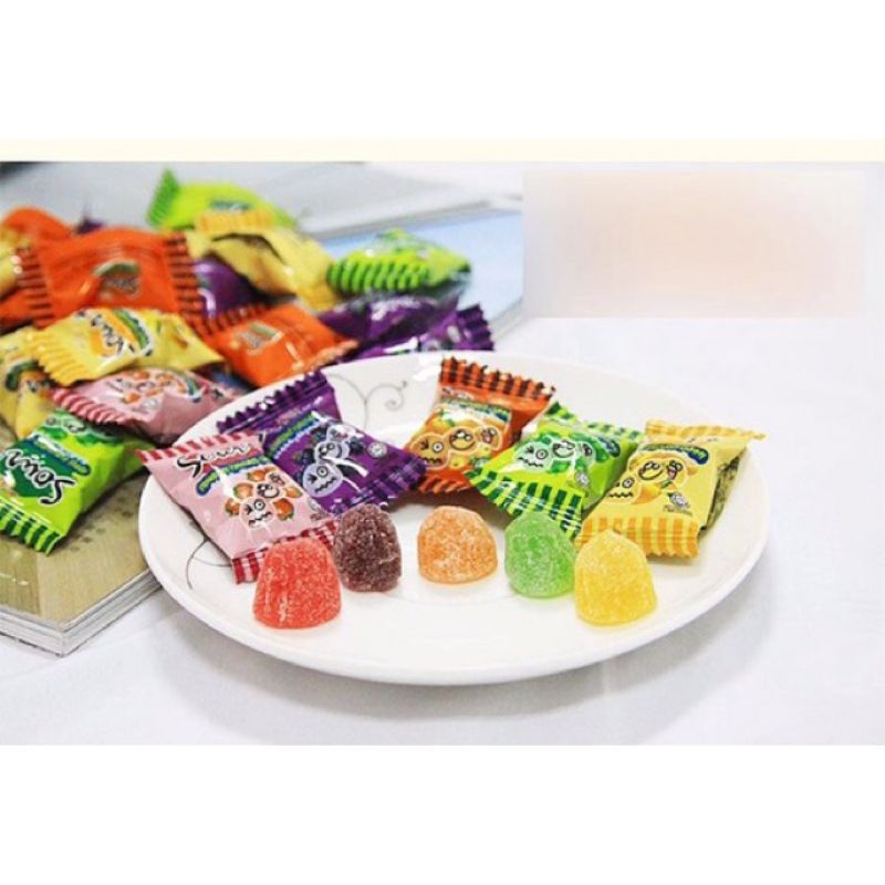 MALAYSIA Childhood Memory Lot 100 Sour+ Mix Fruits Flavor Gummy Random Flavor | Shopee Malaysia