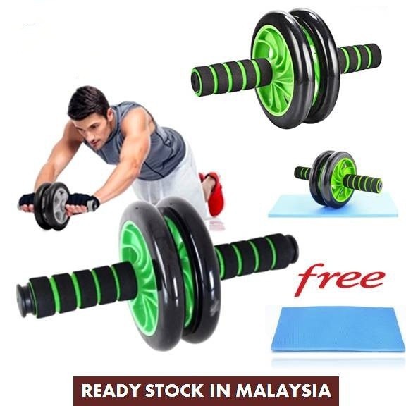 Abs Roller Pengempis Perut Senaman Ab Exercise Abdominal Flatter Slim ...