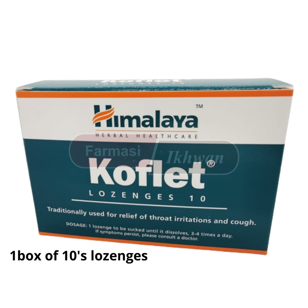 Himalaya Koflet Lozenges 10's for throat irritation and coughs | Shopee ...