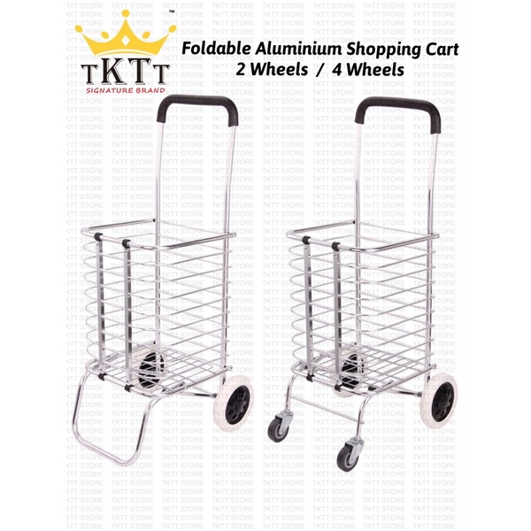 TKTT 206 207 Foldable Aluminium Shopping Cart Carbon Steel Market ...