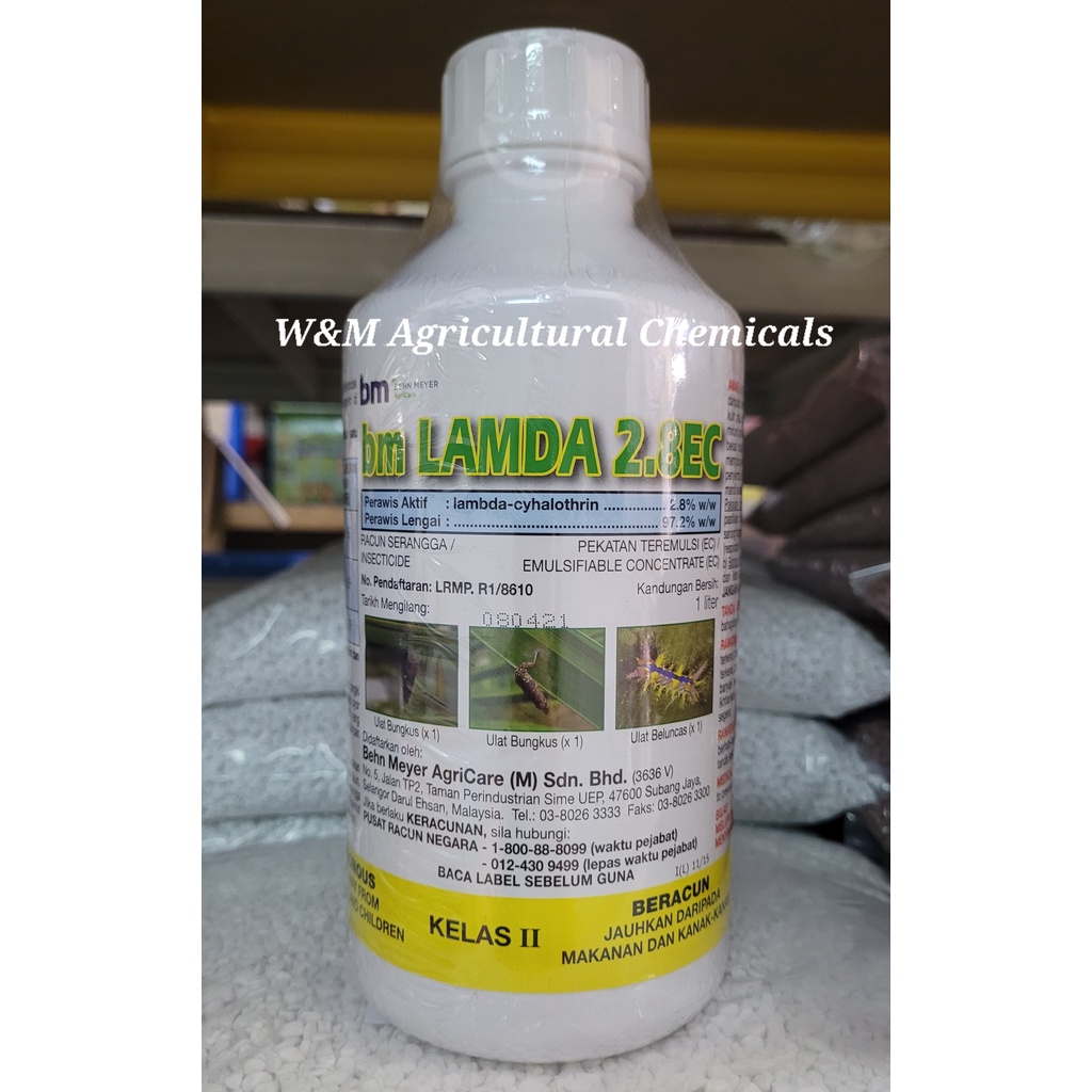 BM Lamda (A.i lambda-cyhalothrin 2.8%) 1L Racun Serangga Insecticide | Shopee Malaysia