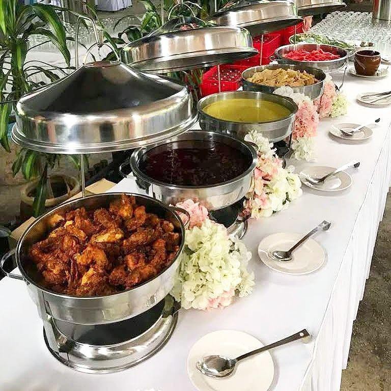 Chafing Dish Golden Bell Dome 42cm Bekas Gantung Buffet Tray Dish ...