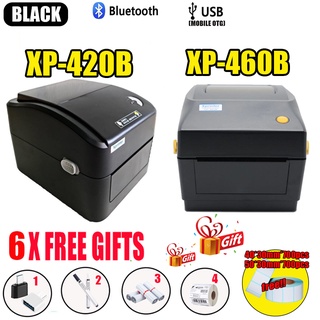 4xGIFT Xprinter XP-460B/XP-420B A6 Thermal Printer Waybill Barcode ...