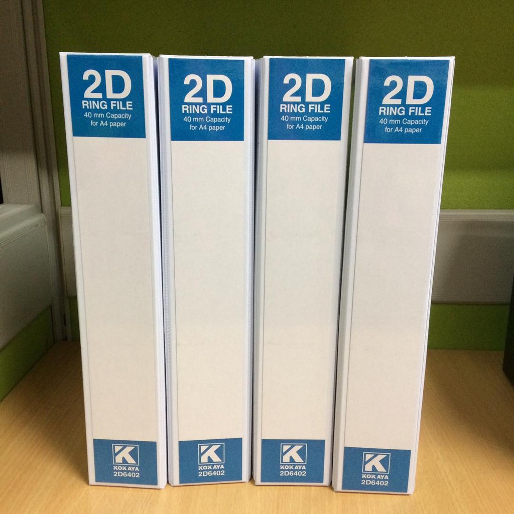 KOKAYA 2D Ring File 40 mm Capacity for A4 Paper | Shopee Malaysia