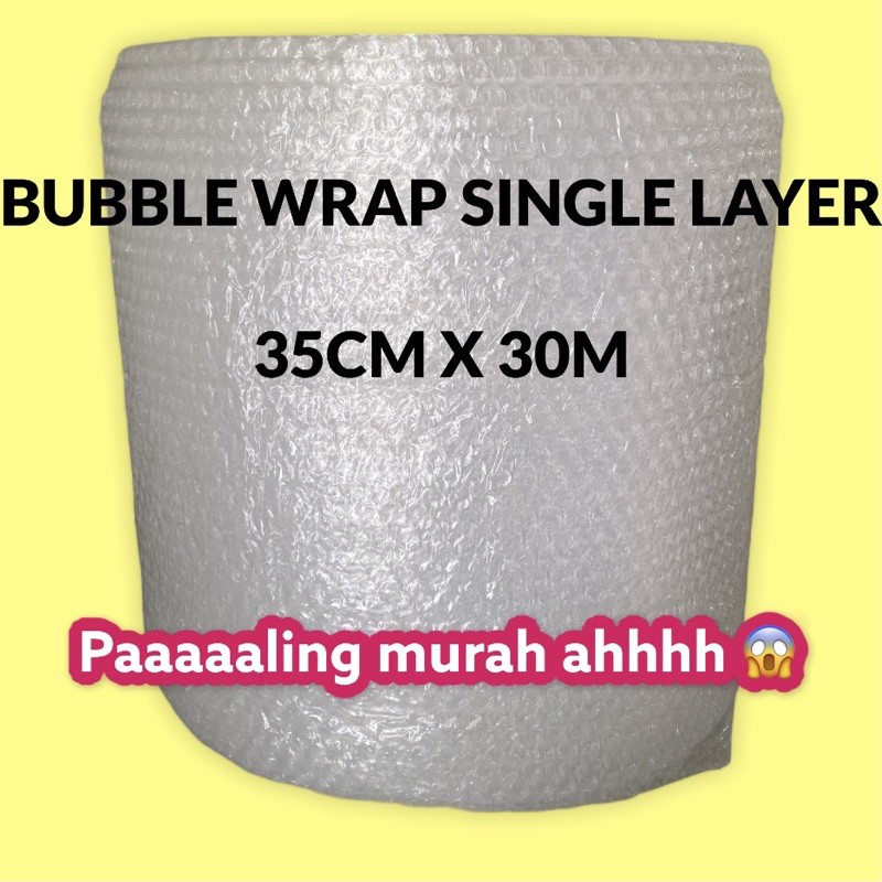 🔥HOT ITEM🔥BUBBLE WRAP MURAH SABAH SINGLE LAYER SIZE 35cm x 30M 🔥 READY STOCK IN SABAH 💯 | Shopee ...