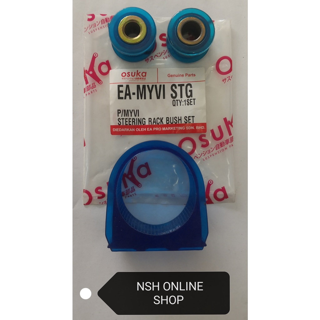 Steering Rack Rubber Cushion & Bush Set (Silicone) for Perodua Viva ...