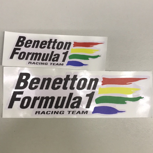Benetton Formula 1 Sticker | Shopee Malaysia