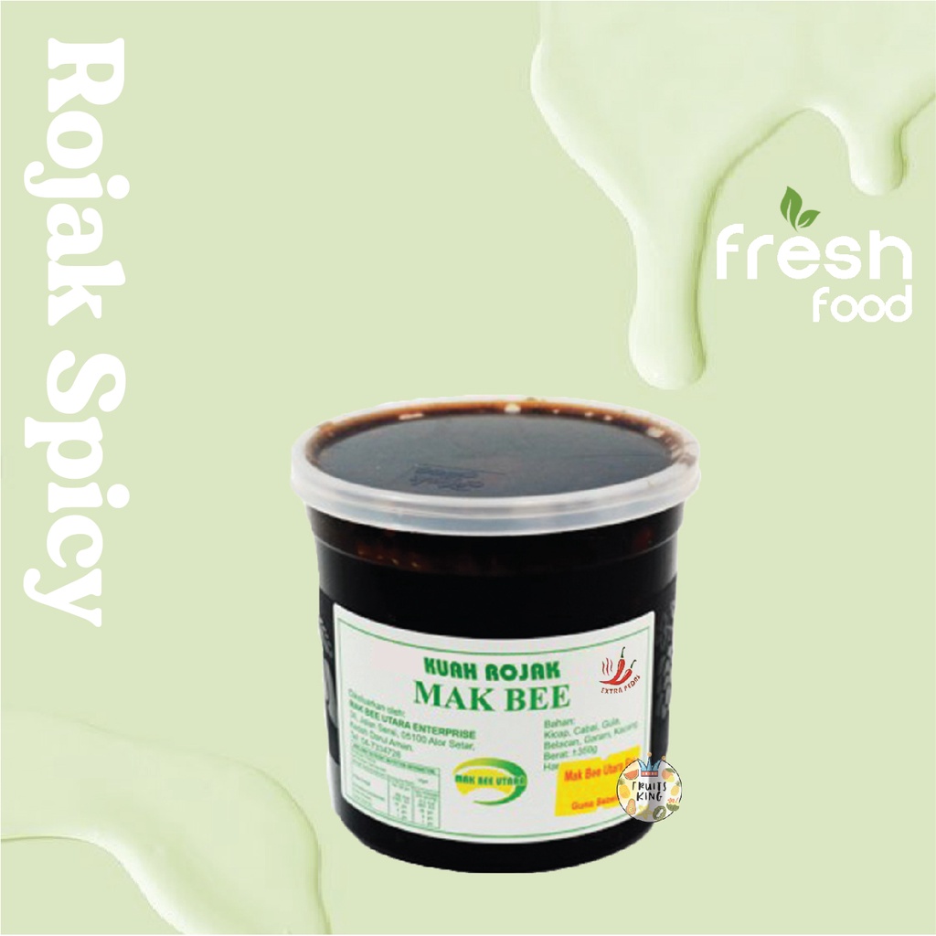 THE FRUITS KING - MAK BEE EXTRA SPICY ROJAK SAUCE/ KUAH ROJAK MAK BEE ...