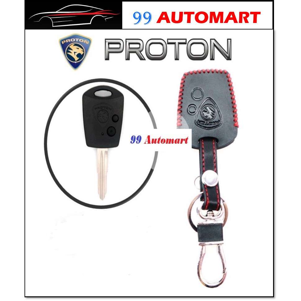 PROTON PERSONA GEN2 GEN 2 Key Start Remote Leather Car Key Cover Case ...