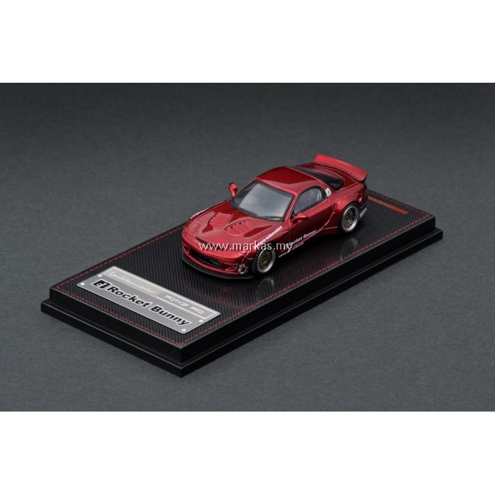IGNITION MODEL 1/64 1407 ROCKET BUNNY RX-7 (FD3S) RED METALLIC | Shopee Malaysia