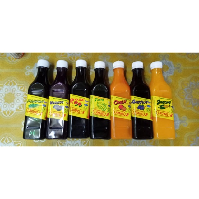 👍KORDIAL SIRAP ROSE CAP LAYANG-LAYANG 375ml #SIRAP #PANDAN #KELADI # ...