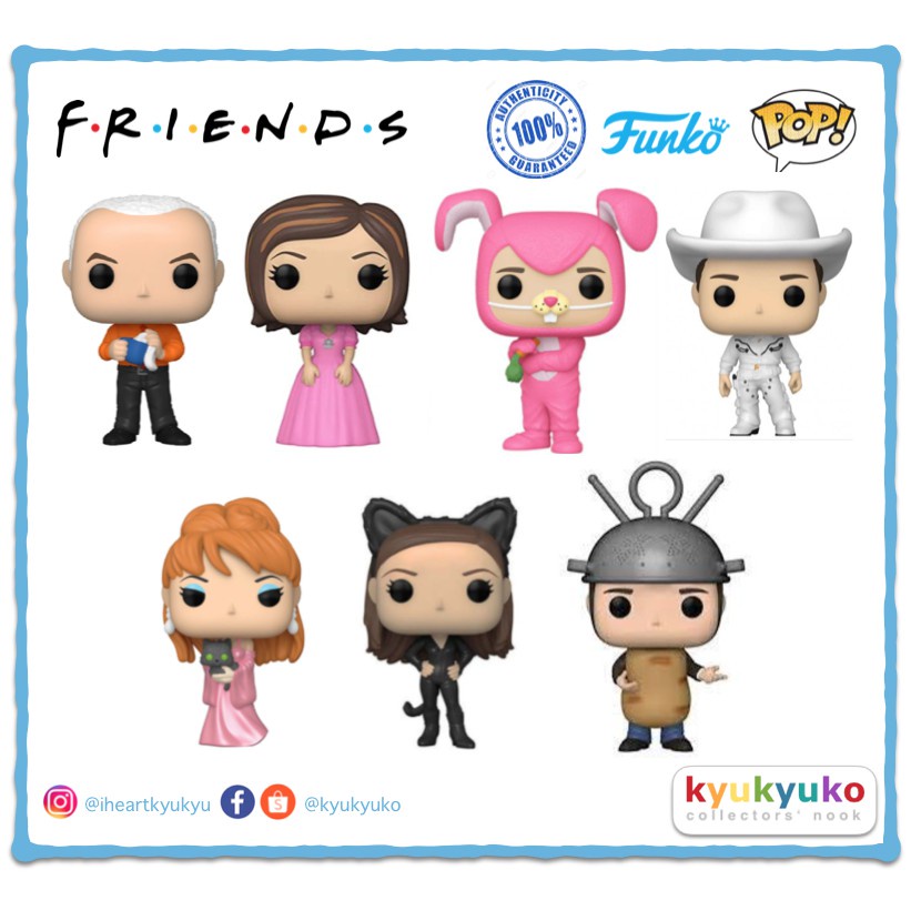 Funko Pop FRIENDS Gunther Rachel Green Chandler Bing Joey Tribbiani ...