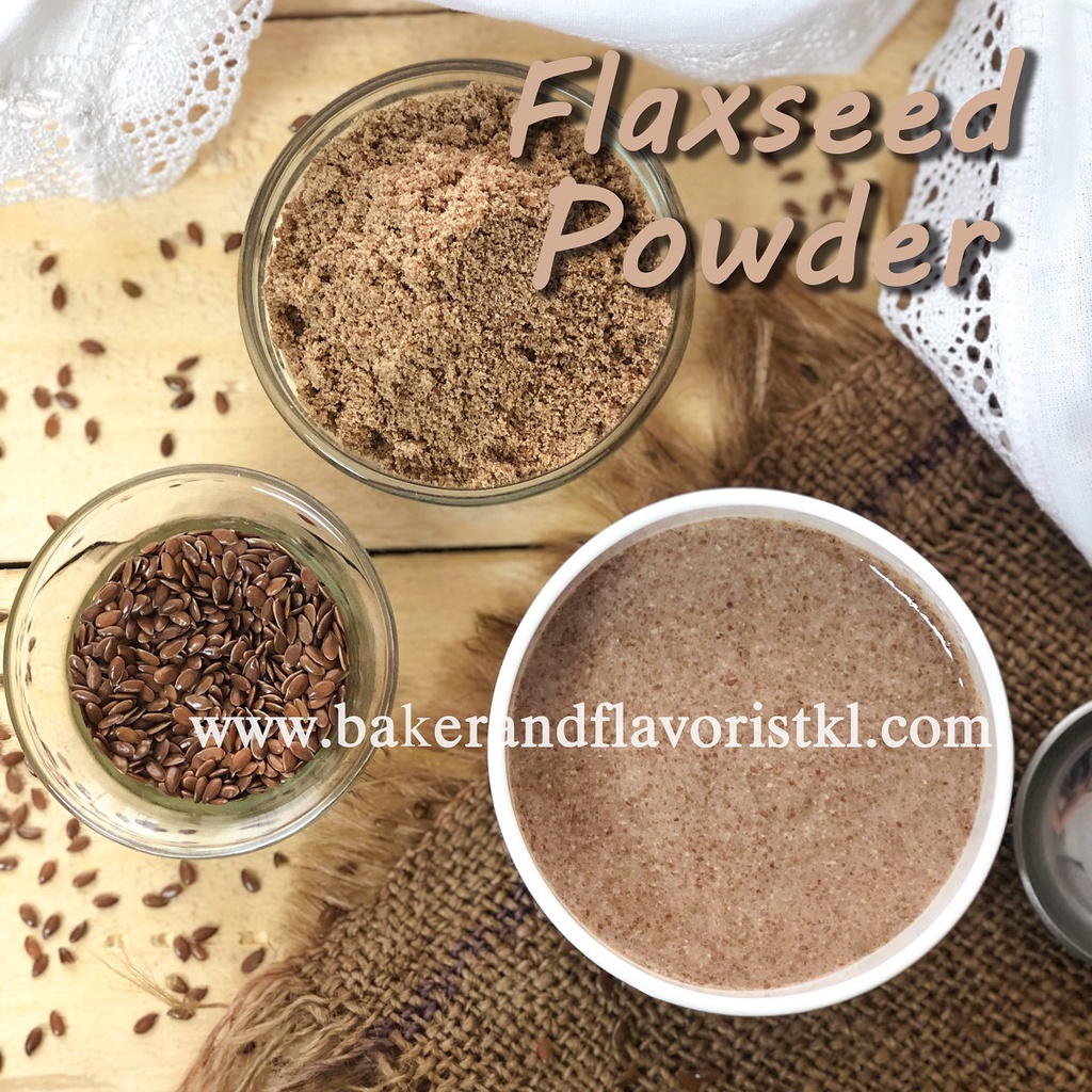Flax Seed Powder 500g HARGA BORONG 亚麻籽粉 flax biji serbuk Flaxx Seed ...