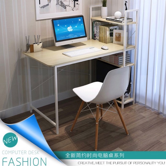 Study Table with Bookshelf | Shopee Malaysia