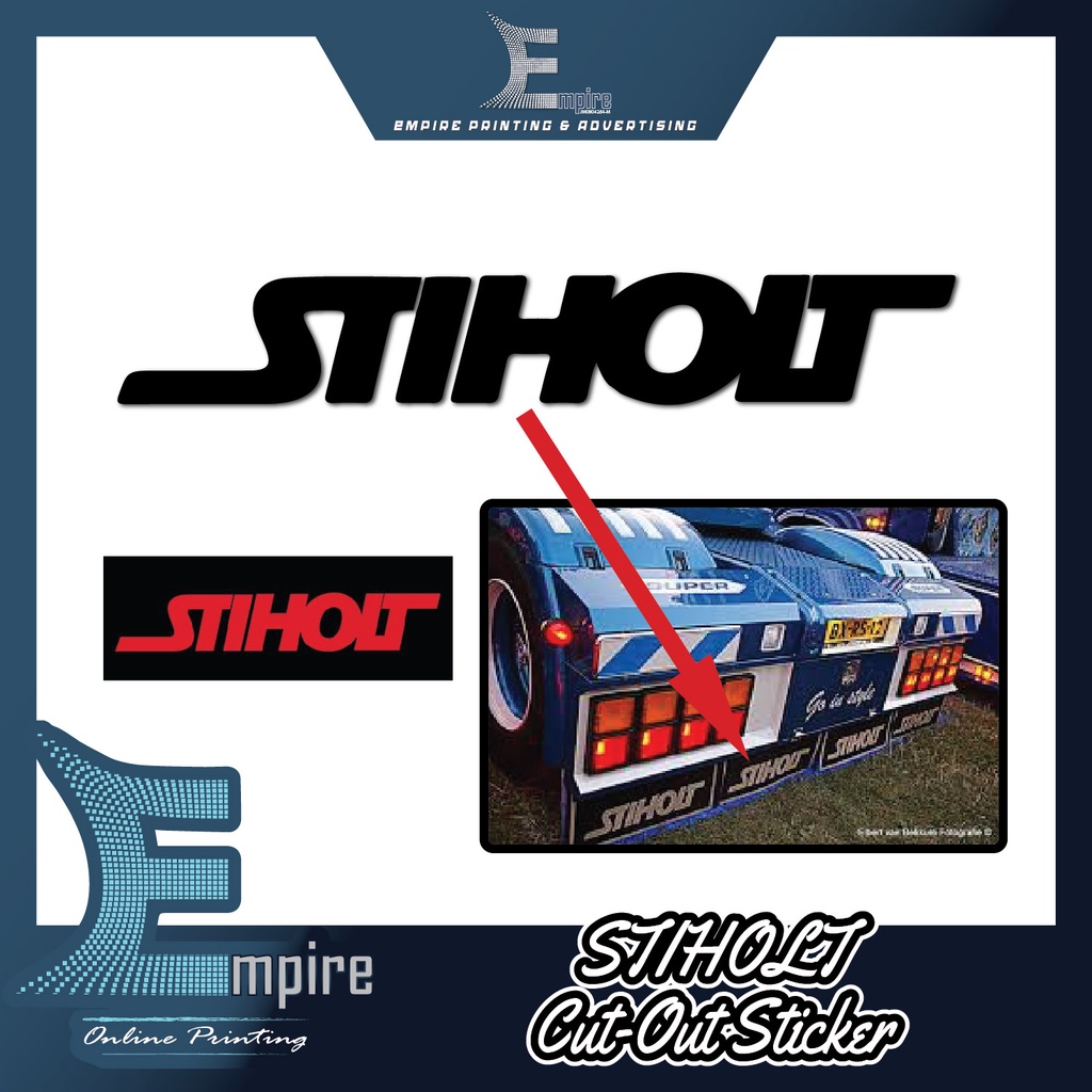 💥 NEW 💥 Stiholt Cut-Out Sticker | Lori Truck | Cut-Out Sticker + FREE ...