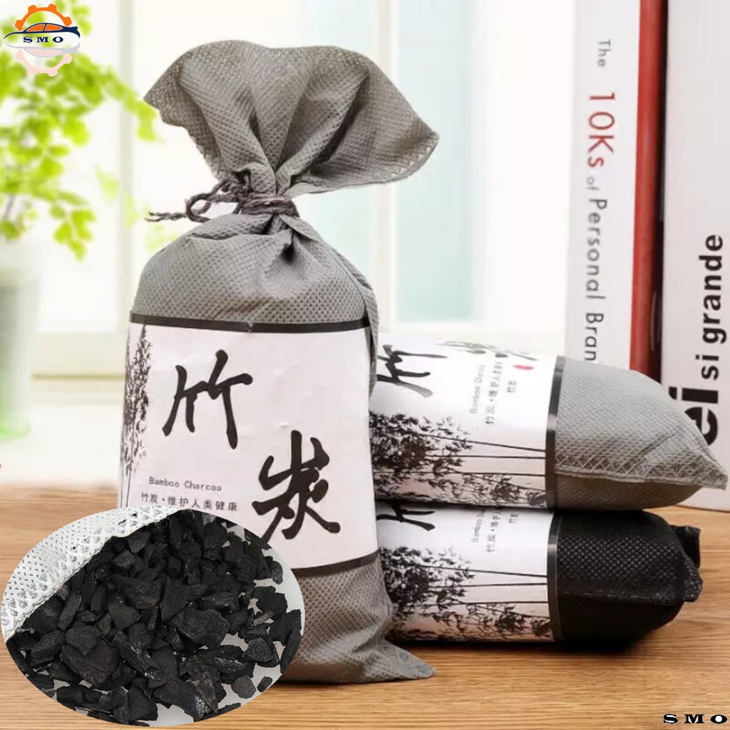 Bamboo Charcoal Bag Car Home Air Refresher Activated Arang Tebu Bungkus ...