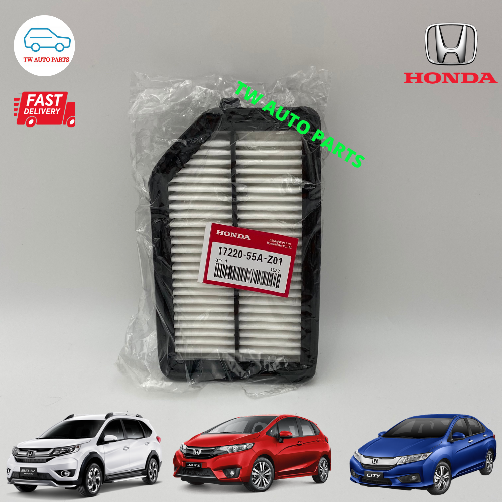 HONDA AIR FILTER ELEMENT 17220-55A-Z01 FOR HONDA CITY T9A / JAZZ T5A ...