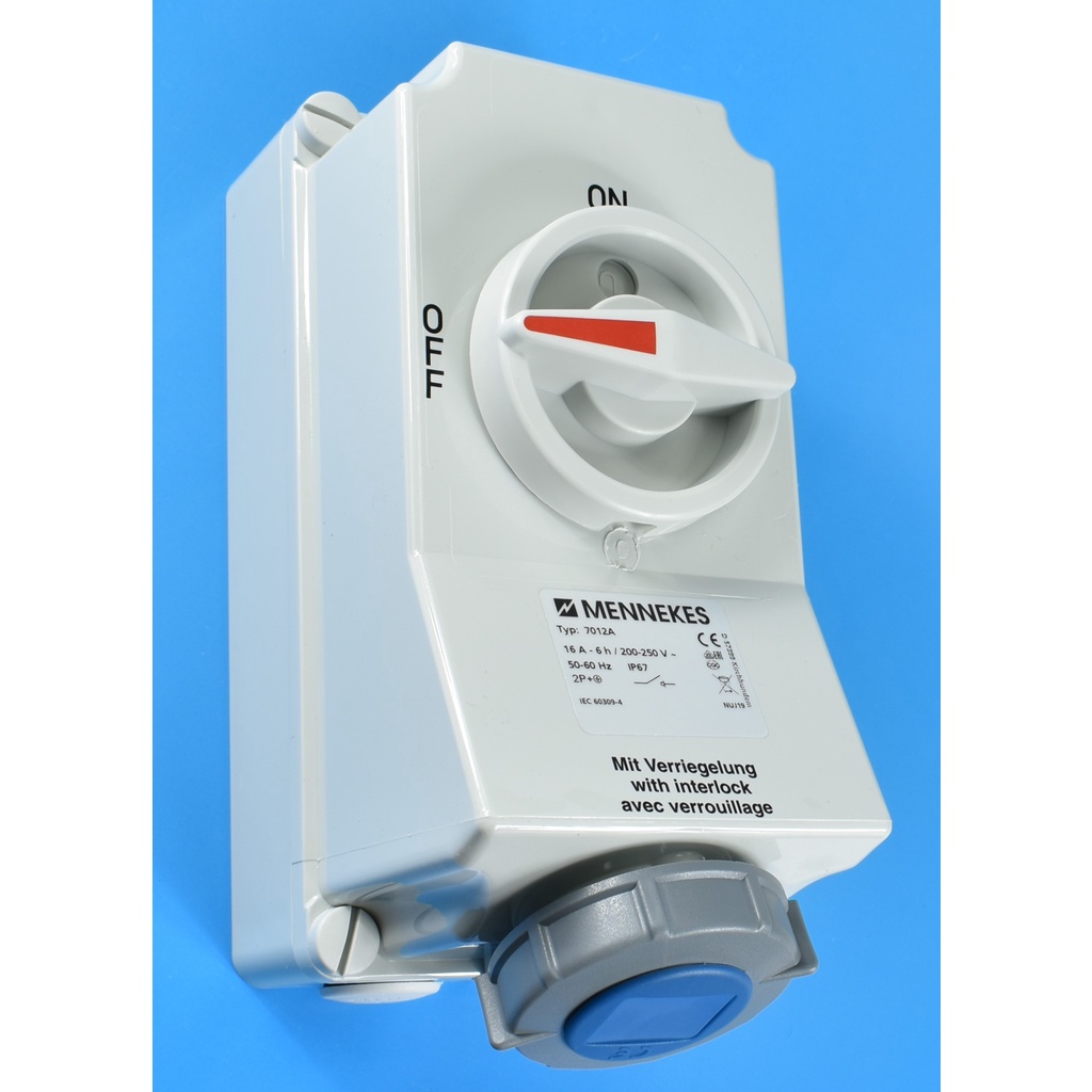 (AMPMECH) MENNEKES SWITCHED & INTERLOCKED 5793, 32A-3P-230V | Shopee ...