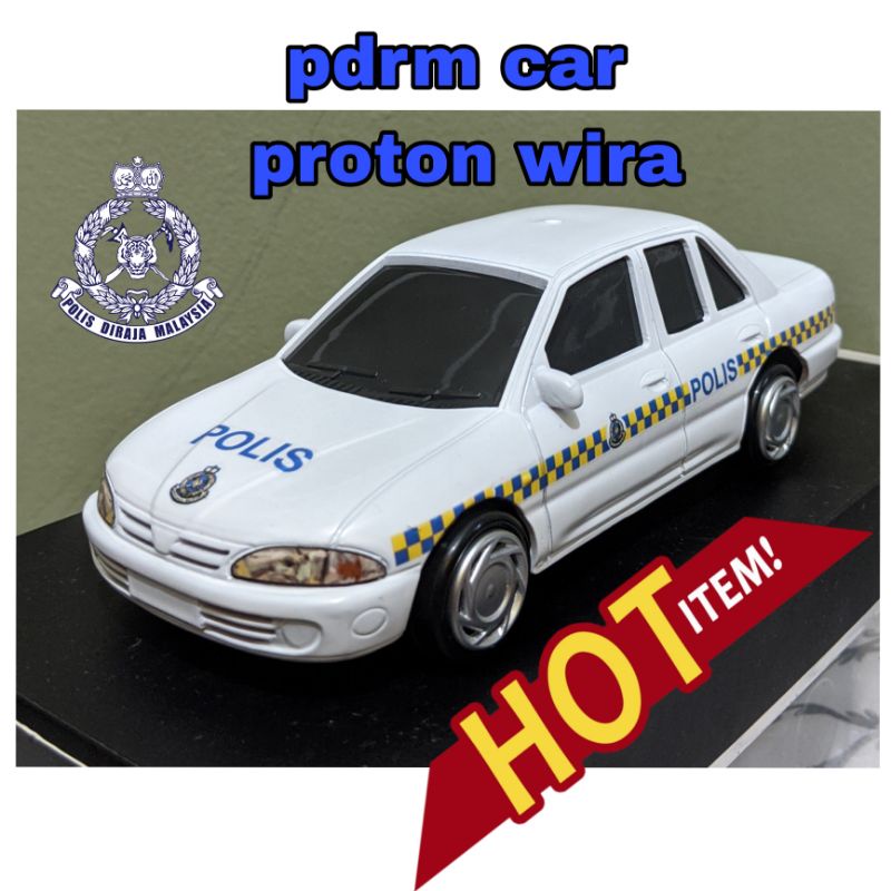 Proton wira police car diecast 🔥🔥 | Shopee Malaysia