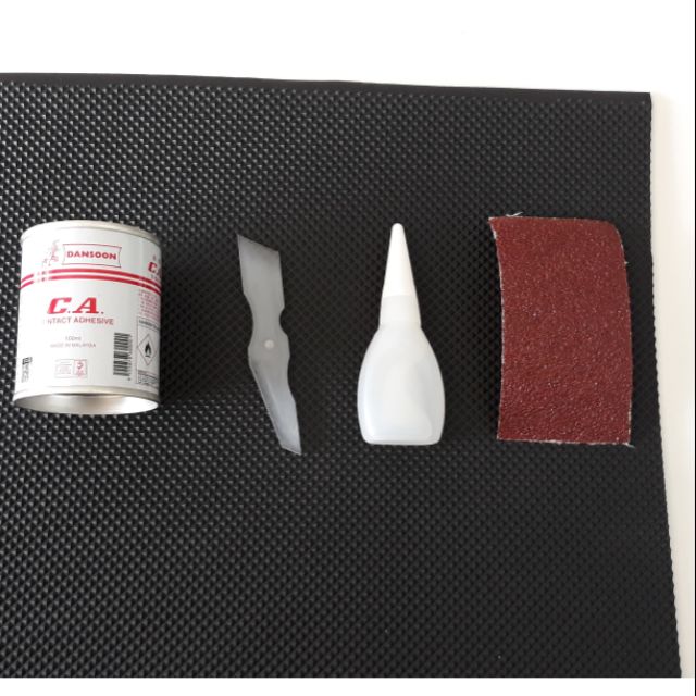 DIY Shoe Repair Set 4.5mm Getah Bunga Gam Berus plastik Super Glue Kain ...