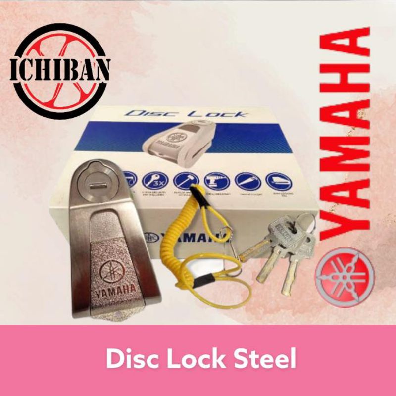 DISC LOCK YAMAHA 100% ORIGINAL READY STOCK STEEL STD | Shopee Malaysia