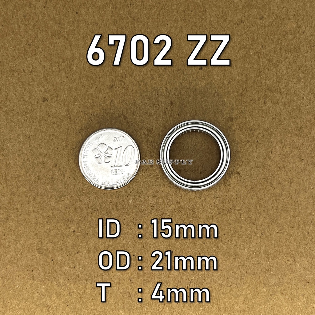 Ball Bearing 6700 6701 6702 6703 6704 6705 6706 zz metal shield ...