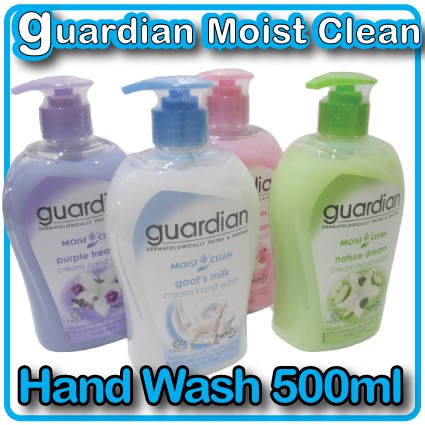 Guardian Moist Clean Cream Hand Wash 500ml ( ENCHANTED ROMANCE / NATURE ...