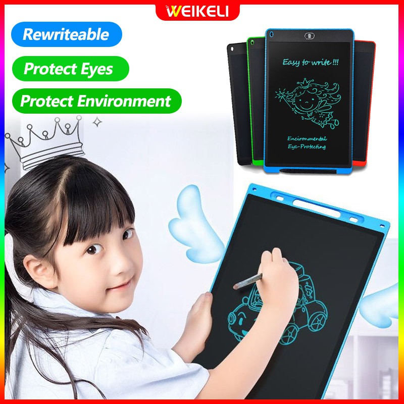WEIKELI 8.5" 12" Inch Pad LCD Writing Tablet Board Drawing Graphics ...