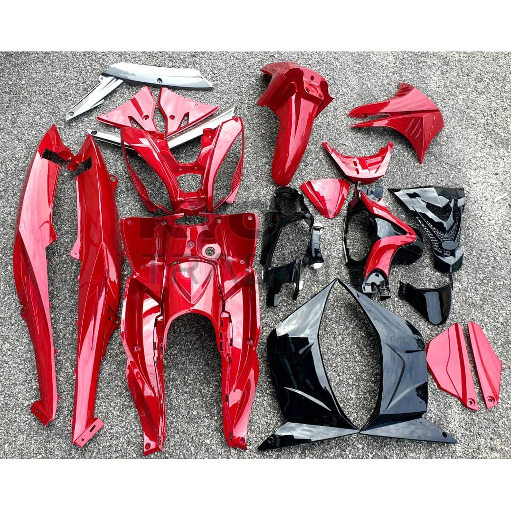 DEMAK DV110 COLOR PARTS SET / BODY COVERSET *22PCS* (NEW MODEL) READY STOCK BLUE / BLACK / RED ...