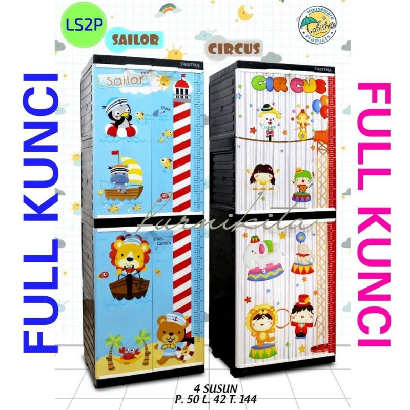 CHILDREN'S CHARACTER TABITHA CLOSET (full lock) | Shopee Malaysia