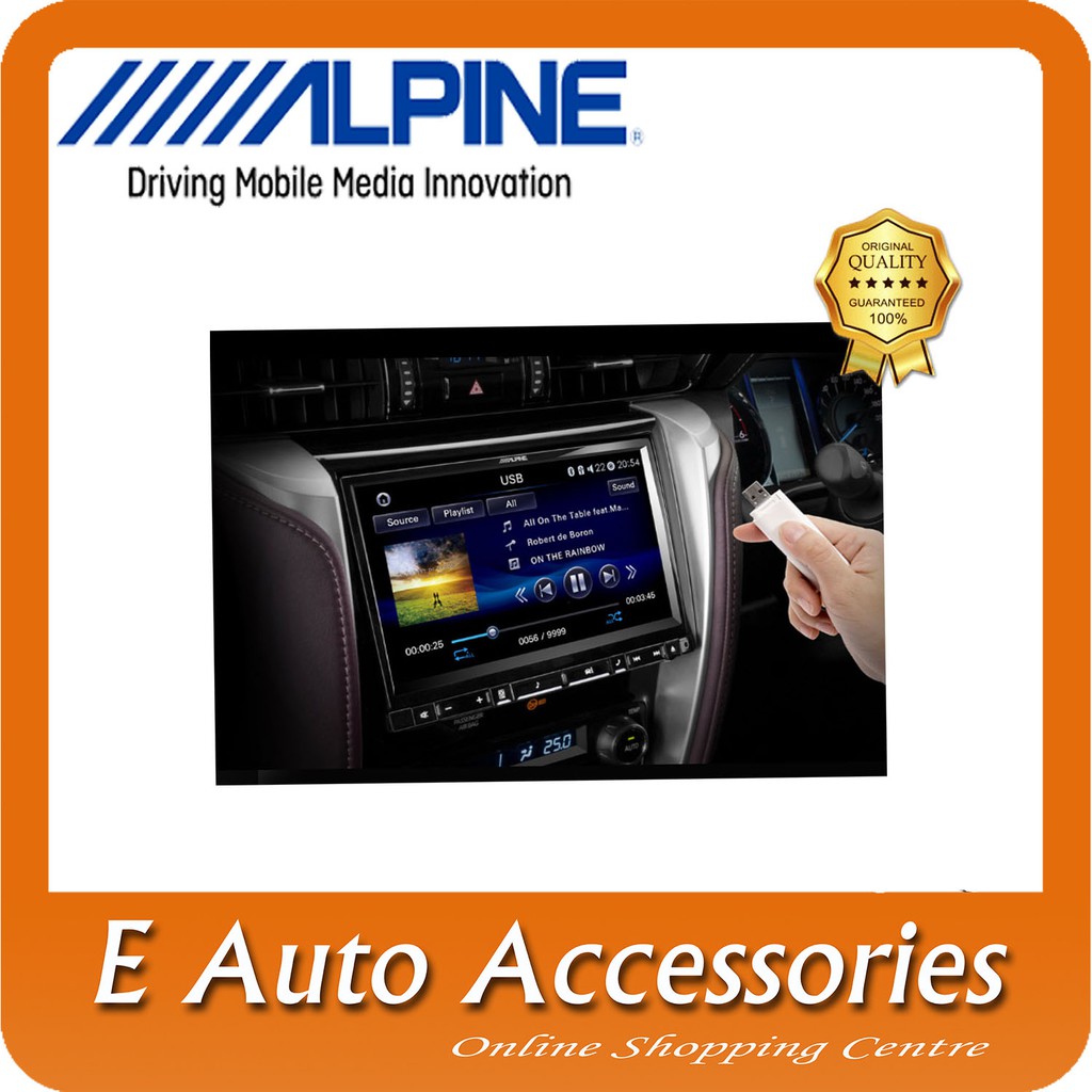 Alpine i108ED 8-INCH ADVANCED MULTIMEDIA STATION CD/ Bluetooth/ USB ...