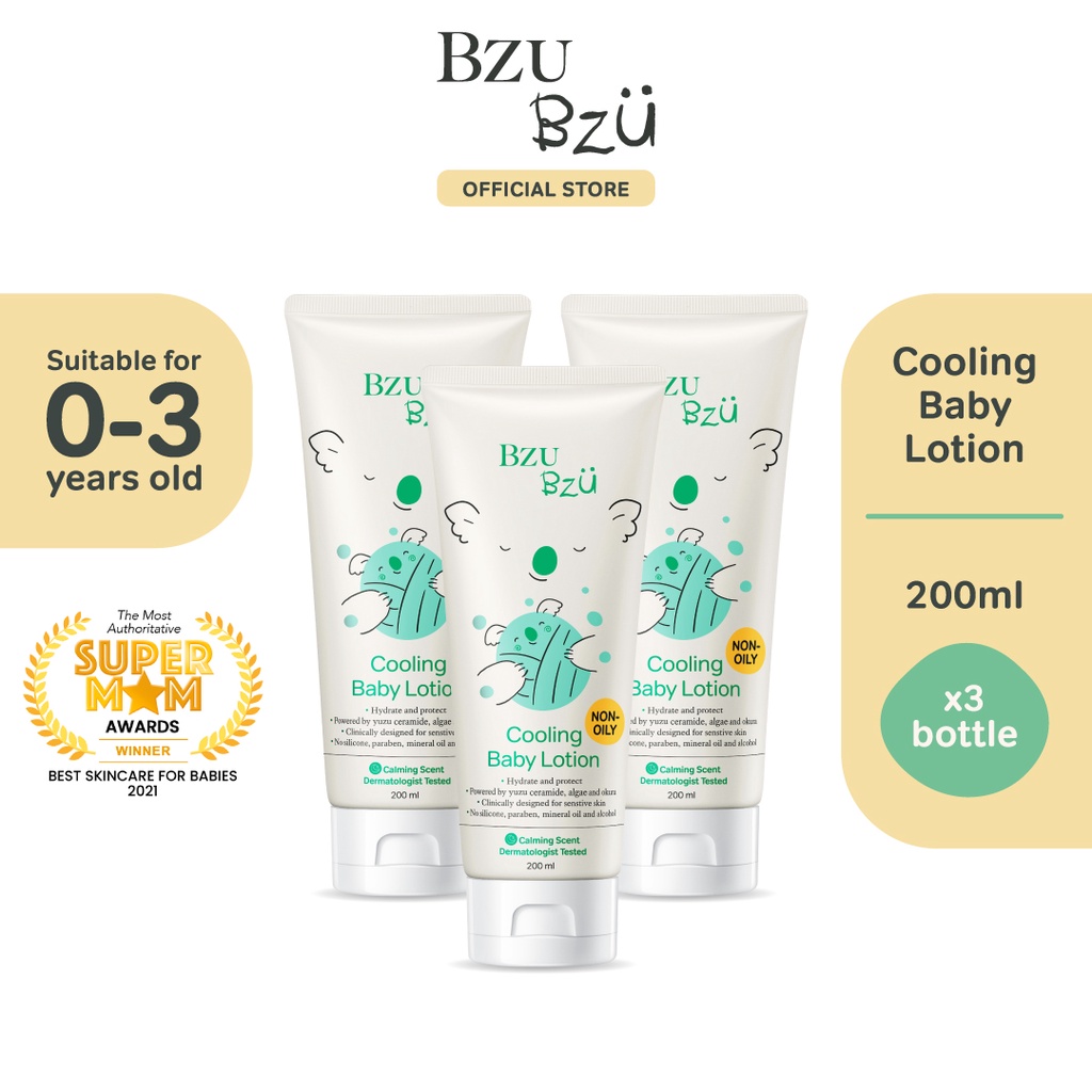BZU BZU Cooling Baby Lotion Bundle Deal (200ml) | Shopee Malaysia