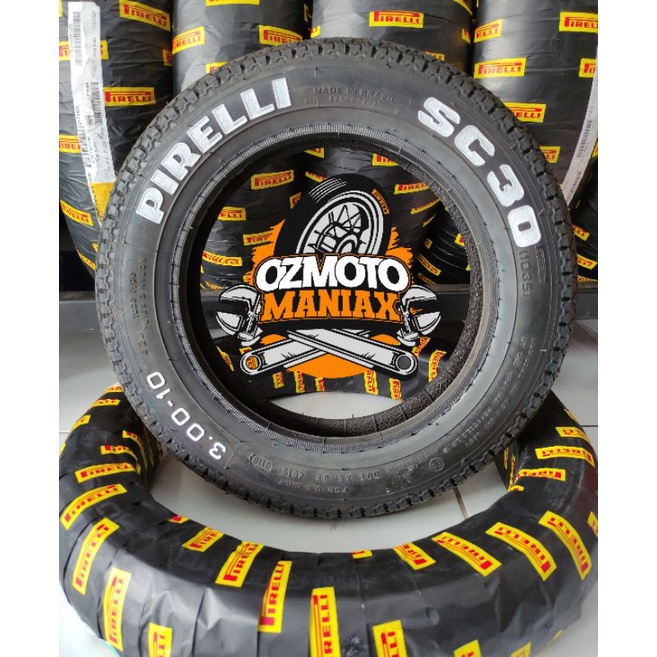 Vespa Pirelli SC30 Tire Size 3.00-10 (Vespa Classic PX/LX/PTS Tire ...