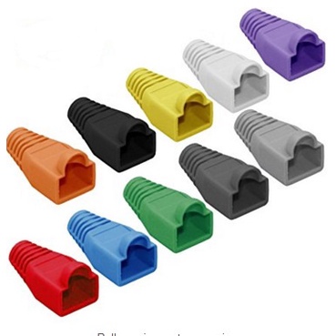 RJ45 Network Crystal Jacket 8P8C Crystal Plastic Jacket Color Crystal ...