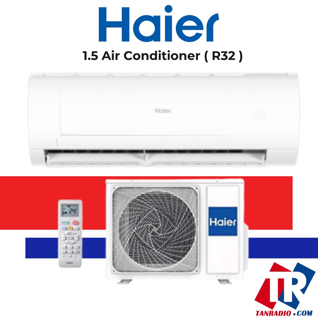 Haier R32 Air Conditioner Non-Inverter Air Cond series with Turbo Mode ...