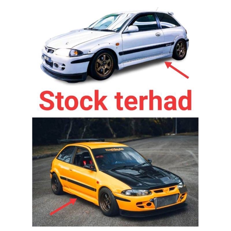 🔥FRP PROTON SATRIA GTI SIDE SKIRT HOT SALES SUPER R3 MIVEC MIRAGE ...