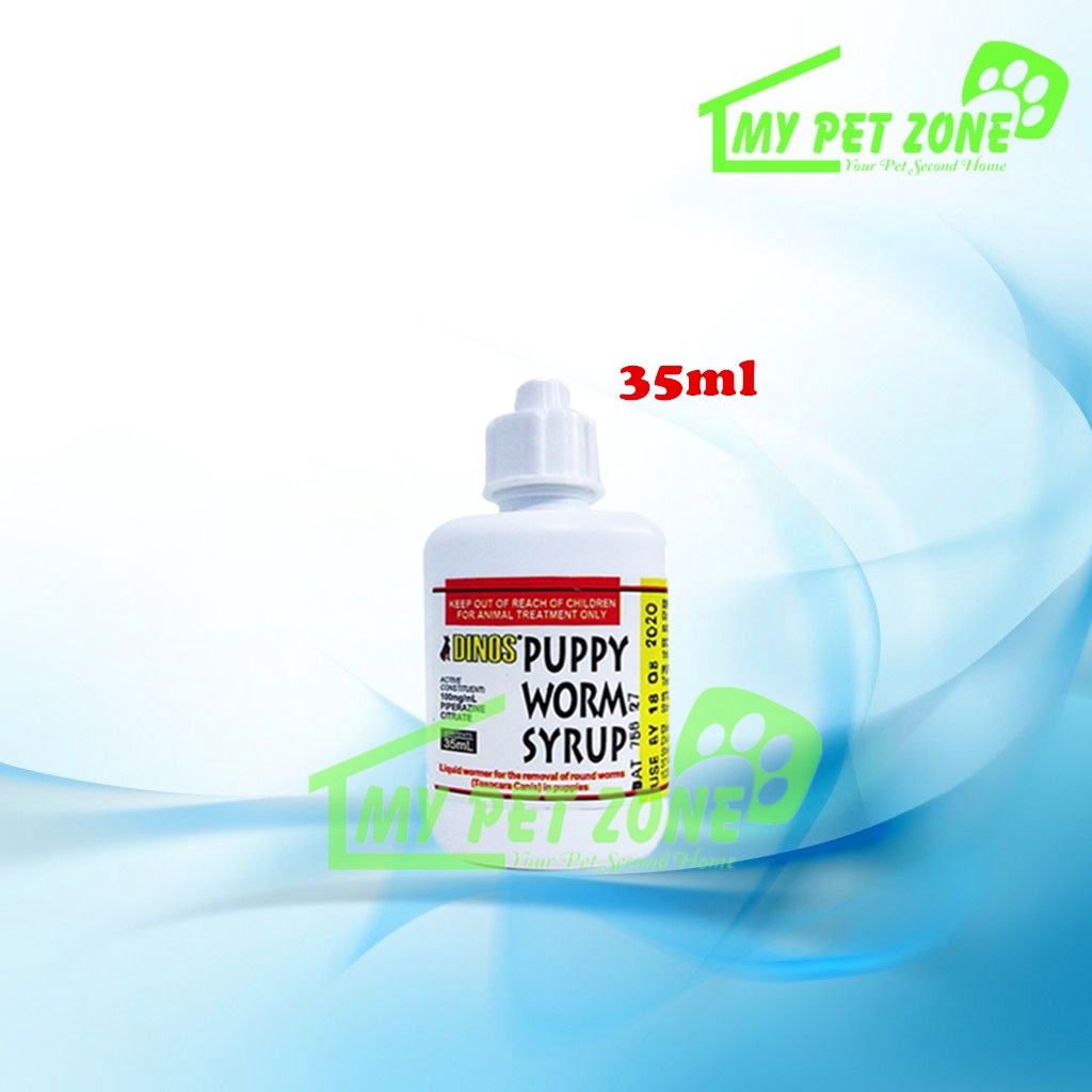 Dinos Puppy Worm Syrup (Dog) 35ML Ubat Cacing Anjing | Shopee Malaysia