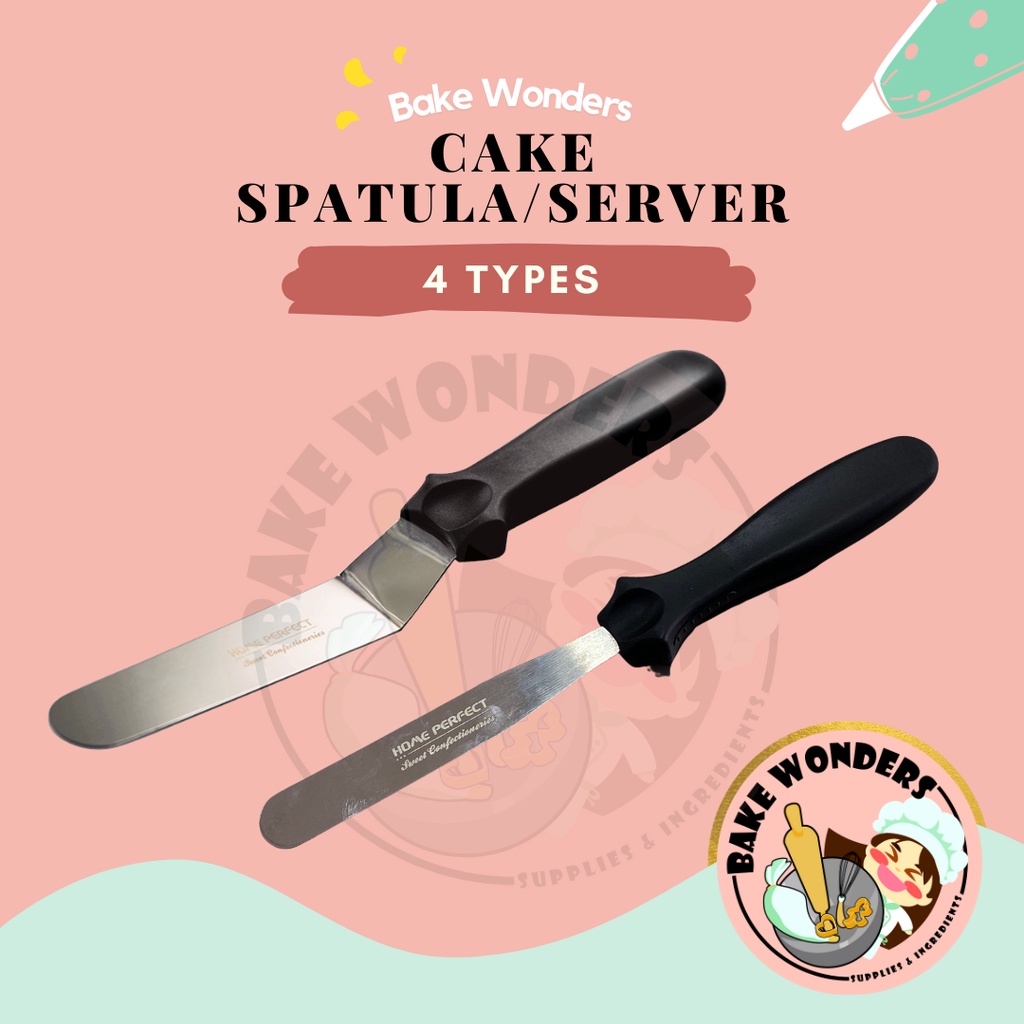 Flat Stainless Steel Elbowed Spatula Plastic Handle/Stainless Steel ...
