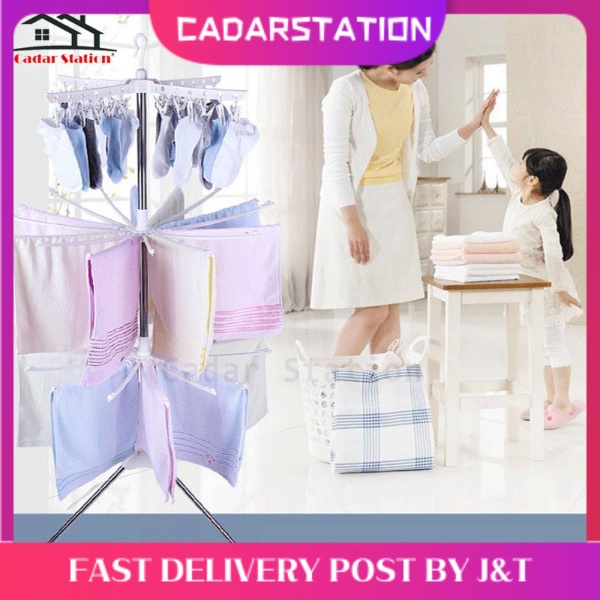 CS_🔥HOT SALES🔥3Tier Foldable Clothing Drying Rack / Ampaian Penyidai ...