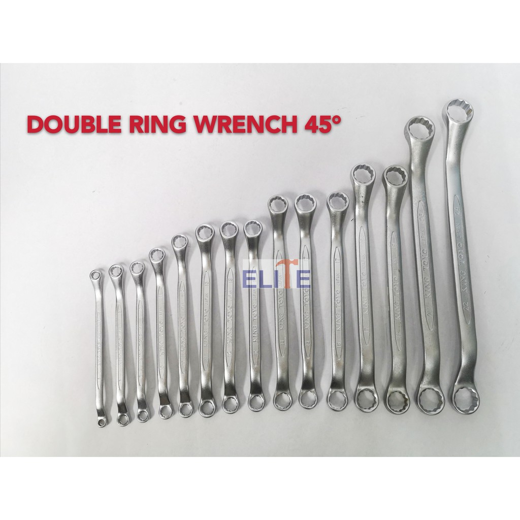 KING TOYO DOUBLE RING WRENCH 45° OFFSET [100% ORIGINAL] | Shopee Malaysia