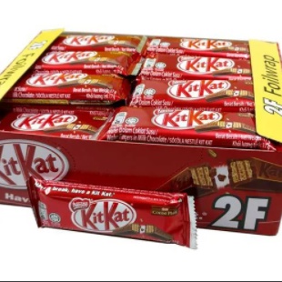 24 Packs Kitkat Kit Kat 2F Chocolate Bar 17g HALAL (LOCAL READY STOCKS ...