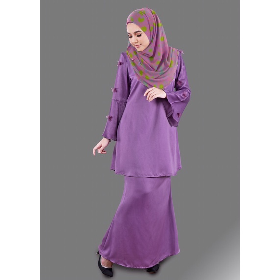 Baju Kurung Moden Plus Size Cendana Kain Duyung | Shopee Malaysia
