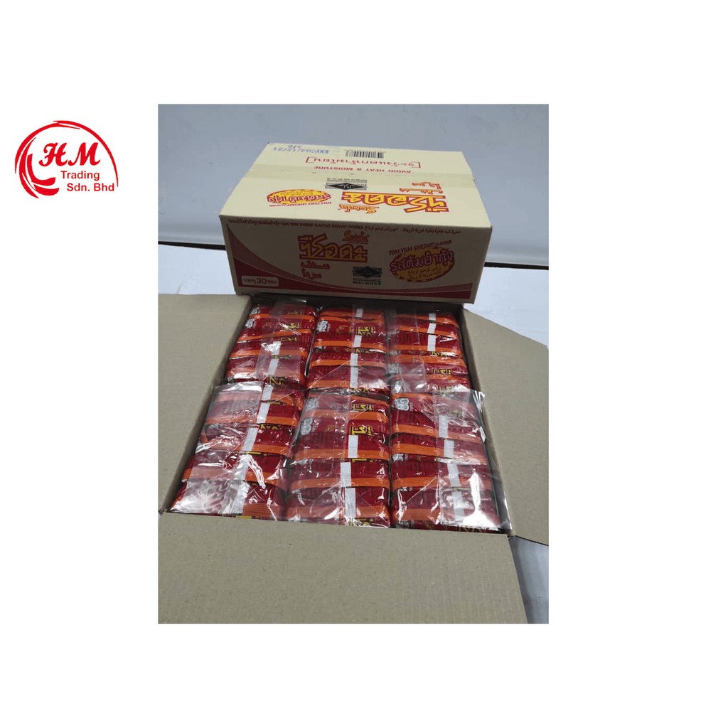 NEW SERDA Instant Noodles Tom Yum Shrimp Flavour Box (60gx 5 pkts x6 ...