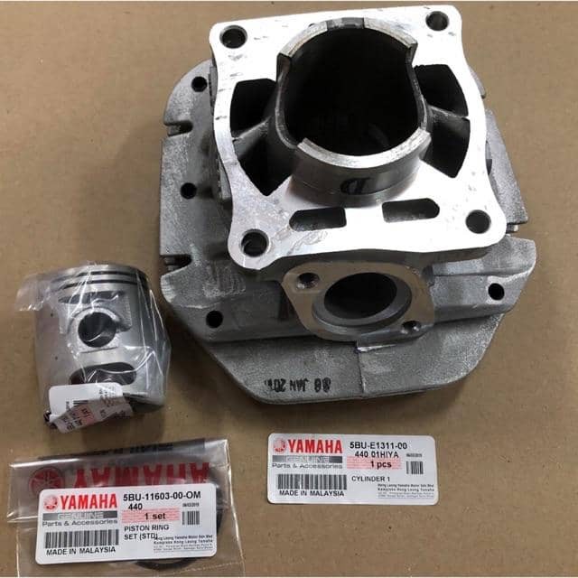 Y125ZR Y125Z BLOCK SET CYLINDER BLOK COMPLETE PISTON RING Y125 125Z 125ZR 5BU-WE13E-00 100% ...
