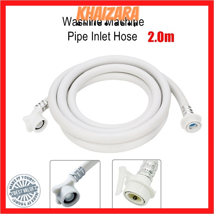 Washing Machine Inlet Hose Washer Pipe Connector (2 meter) | Shopee ...
