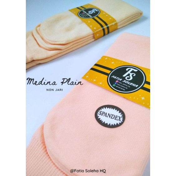 Stokin Medina Plain Non Jari / Stokin Plain Muslimah Lebih Panjang Dari ...