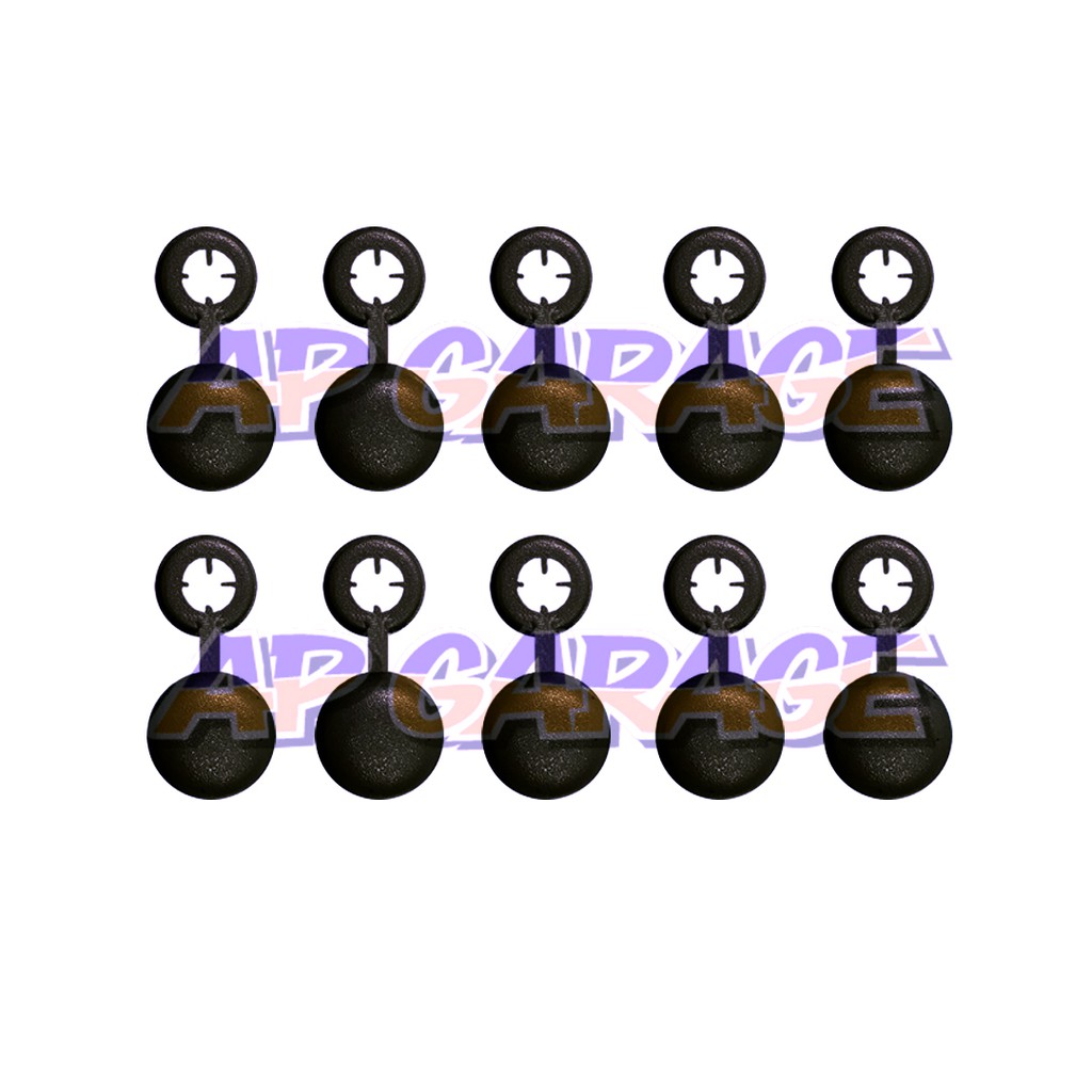 Universal Inner Door Handle Screw Skin Stopper Nut Bolt Plastic (Set of ...