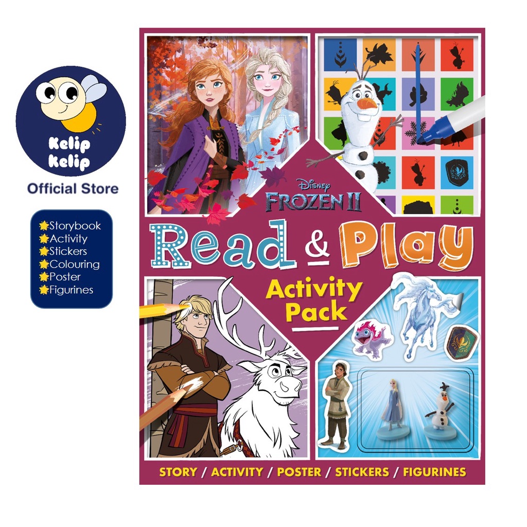 Frozen 2 Disney Read & Play Activity Pack With Storybook Activity Book ...