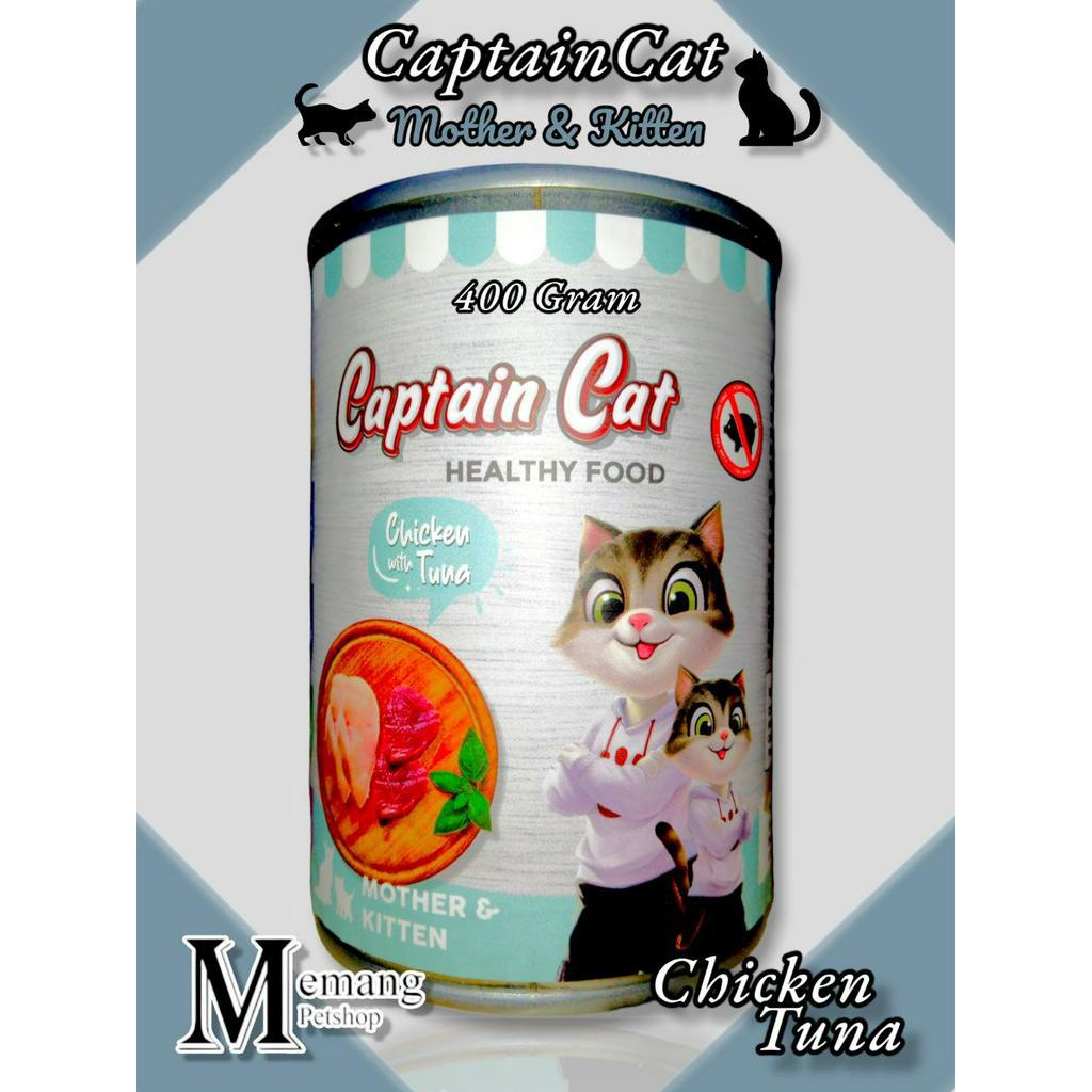 Captain Cat 400 grams - Mother Kitten Chicken Tuna - Wet Cat food ...